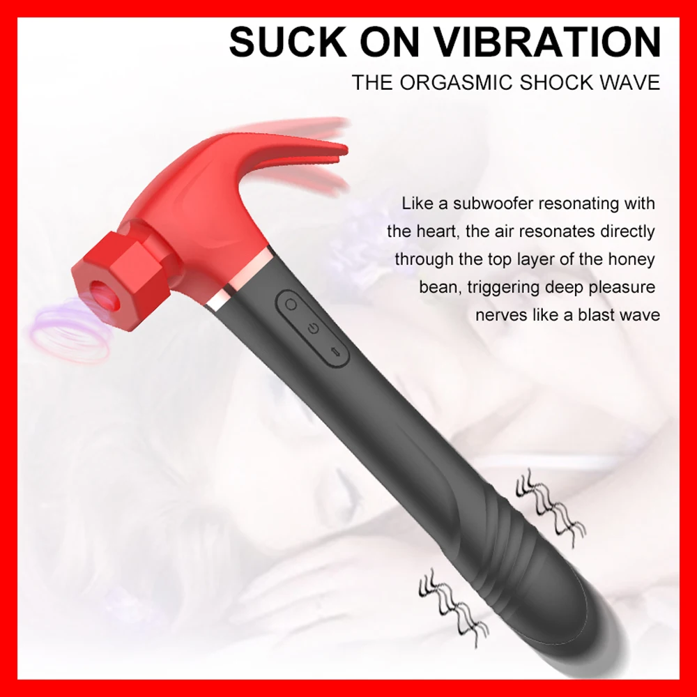 For-Women-Masturbation-Huge-AV-Vibrator-Stick-Sucking-Slap-Retractable ...