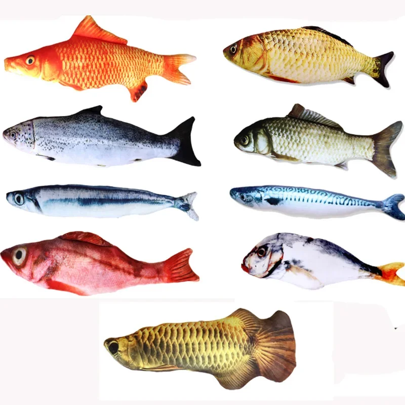 20-30-40-cm-Simulation-Fish-Plush-Animals-Toys-Pillow-Plush-Toys-Funny ...