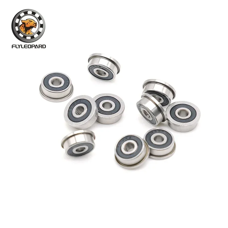 F623-RS-Bearing-3x10x4-mm-ABEC-7-2PCS-Flanged-Bearing-F623-RS-Ball ...