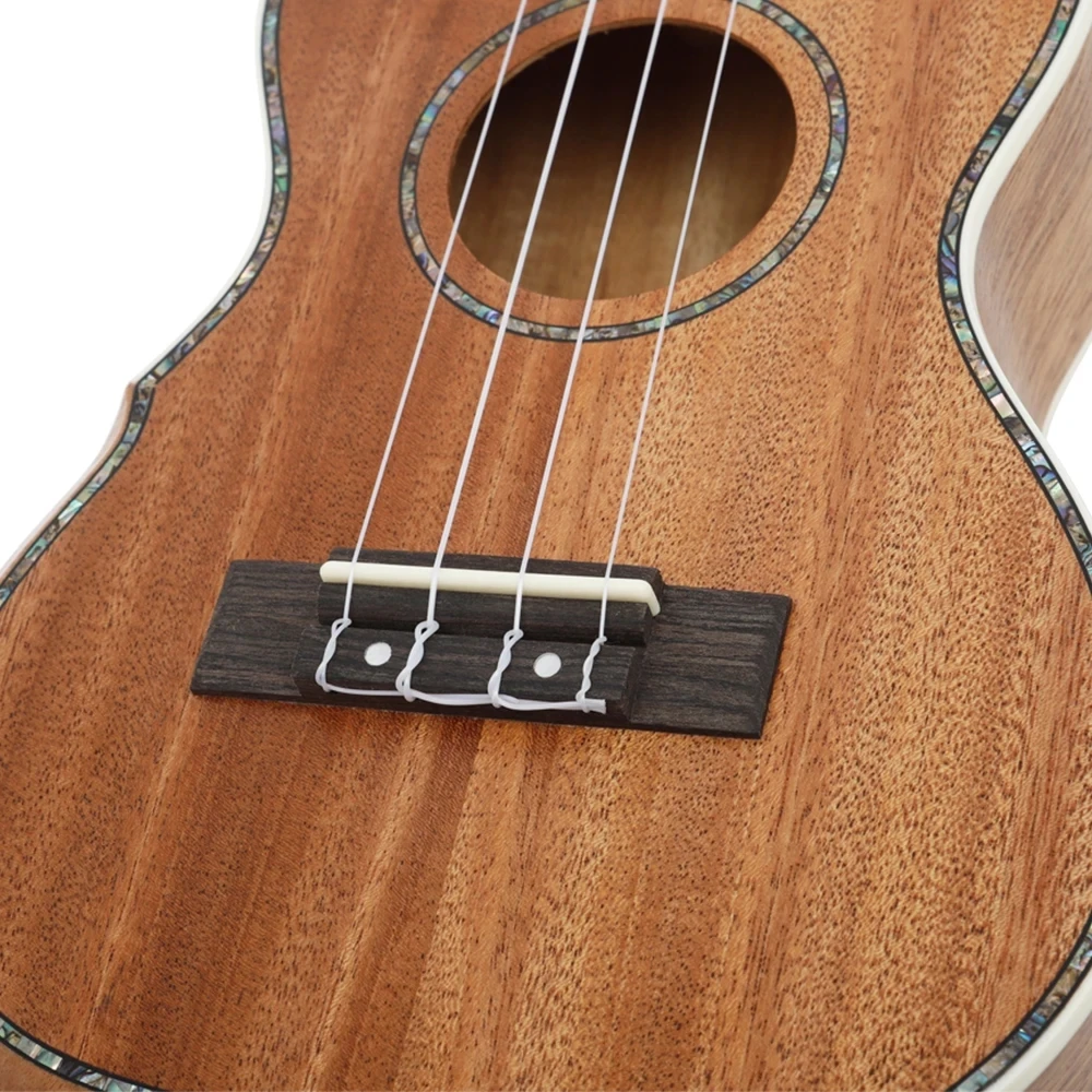 23 Inch Ukulele Hawaiian Guitar Mahogany Body Guitarra Ukulele 4 ...