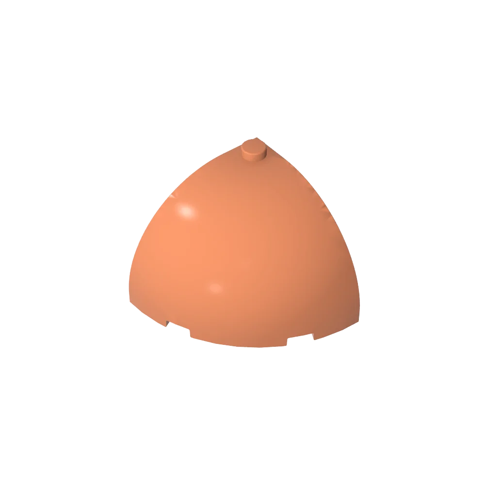 Gobricks-GDS-2133-Brick-Round-Corner-4-x-4-x-3-Dome-Top-compatible-with ...