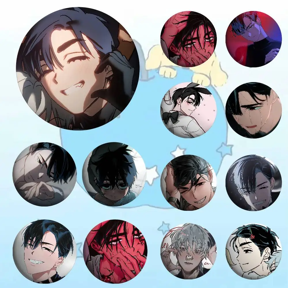 Ivan Alien Stage Badges Tinplate Soft Button Pin Brooch Metal Badge ...