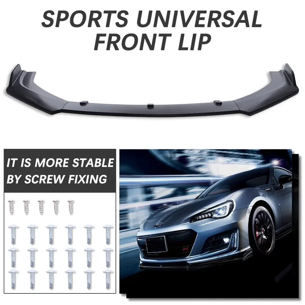 Front-Splitter-Bumper-Lip-Chin-Spoiler-Body-Kit-Car-Diffuser-Lip-Trim ...