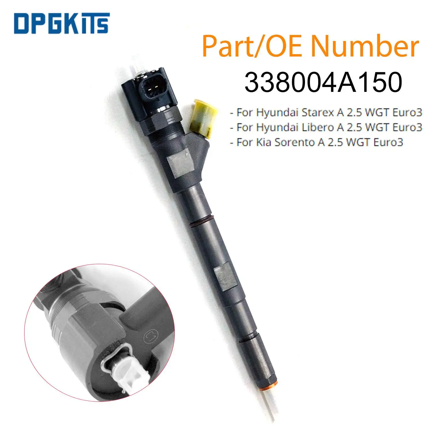1PC-338004A150-New-Auto-Diesel-Fuel-Injector-For-Hyundai-Starex-Libero ...