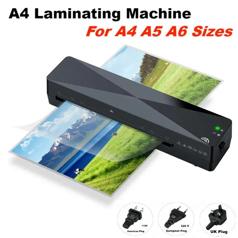 A4 Professional Thermal Office Hot and Cold Laminator Machine for ...