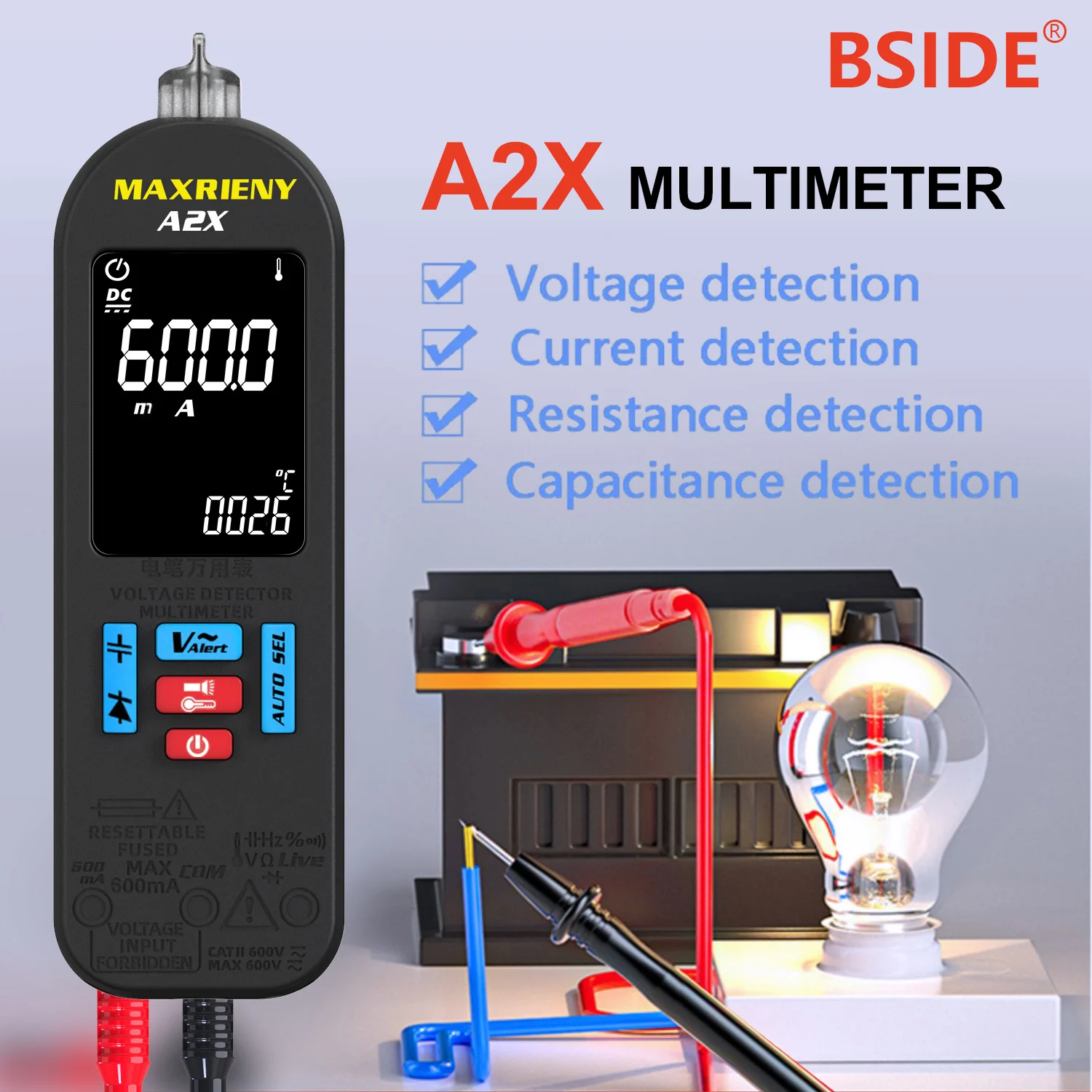 BSIDE-A2X-Intelligent-Digital-Multimeter-Voltage-Current-Resistance ...