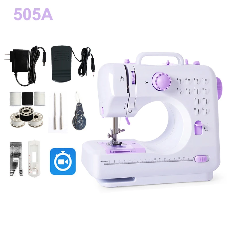 Household Sewing Machine 505A Mini Manual Electric Mini Full Automatic ...