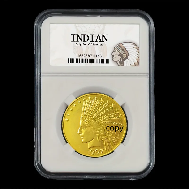 US-1907-Indian-Collectible-Copy-Coins-Display-Believe-in-God-Rare-STOCK ...
