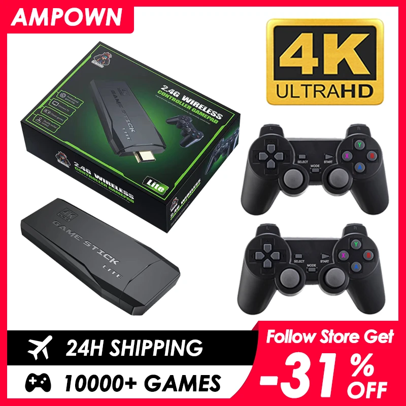 Retro Video Game 10000 Games Emulator - M8 Video Game Console 64g Built ...