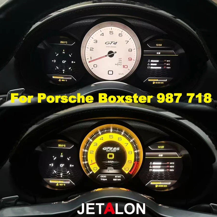 Digital Instrument Cluster For Porsche Boxster 982 718 987 2011-2023 ...