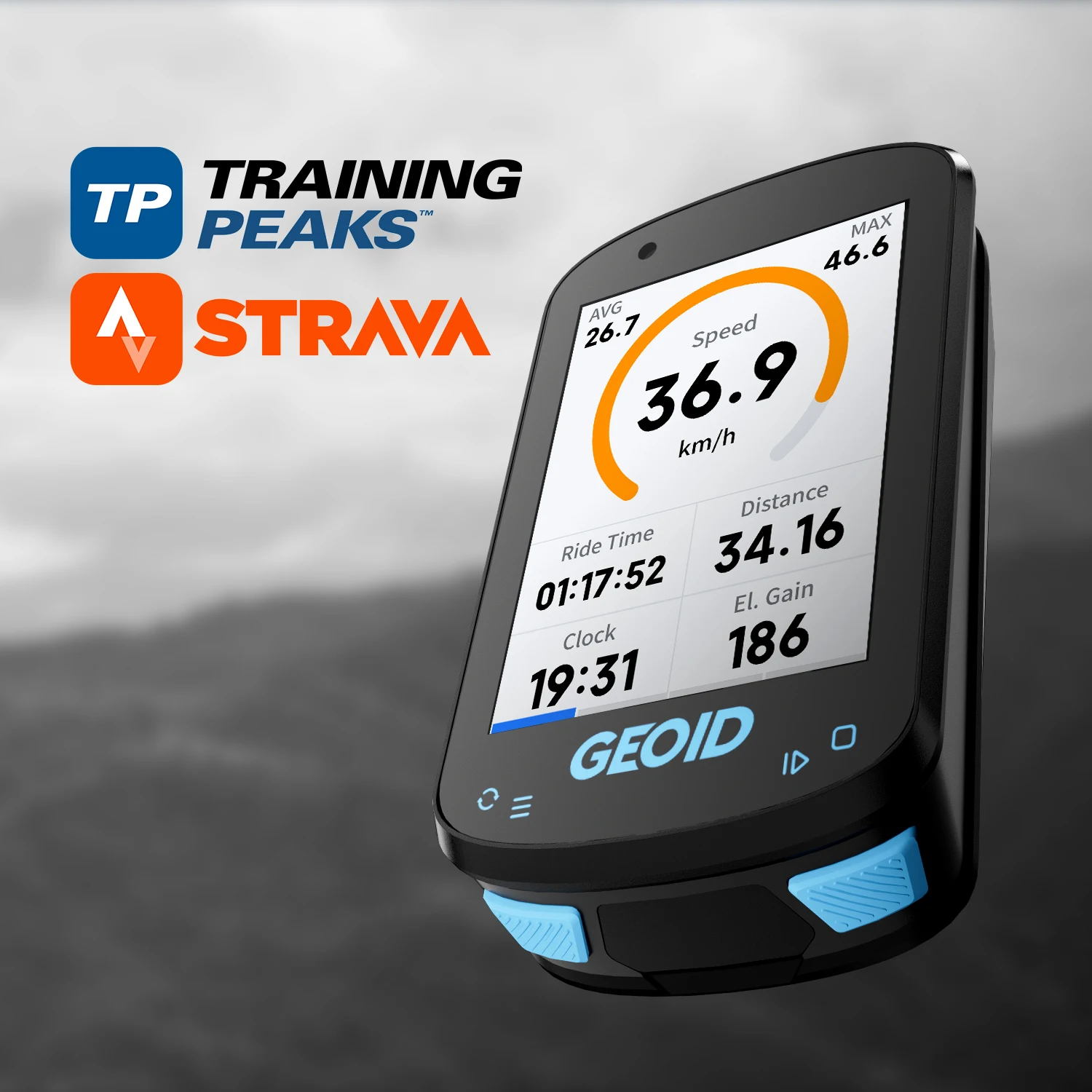 Geoid CC600 Bike Computer Color screen Smart Navigation Bicycle ...