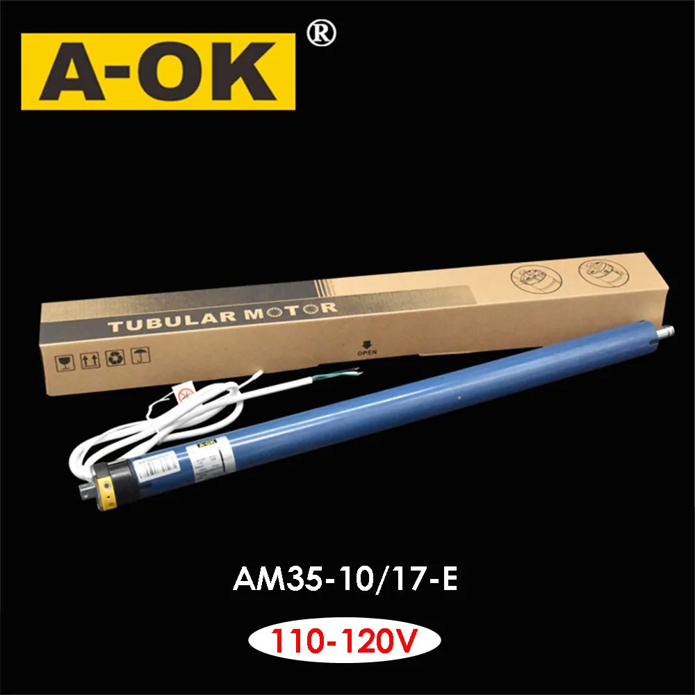 A-OK AM35-10/17-E Rolling Tubular Motor,120V/230V Optional,Rf433 ...