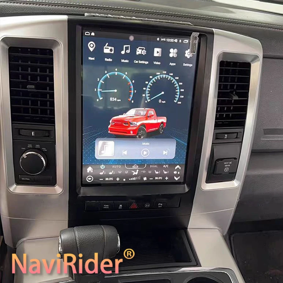 Touch screen For DODGE RAM 1500 2009-2012 Android Car Radio WIFI Stereo ...