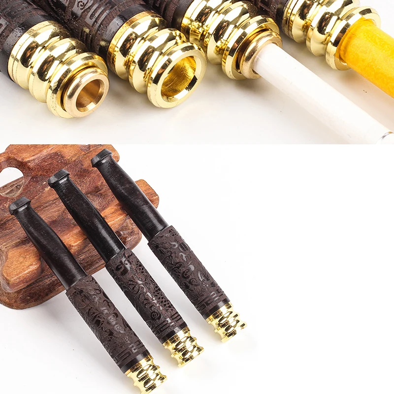 Removable-Mouthpiece-Tar-Filtration-Smoking-Pipe-Wooden-Hand-Carving ...
