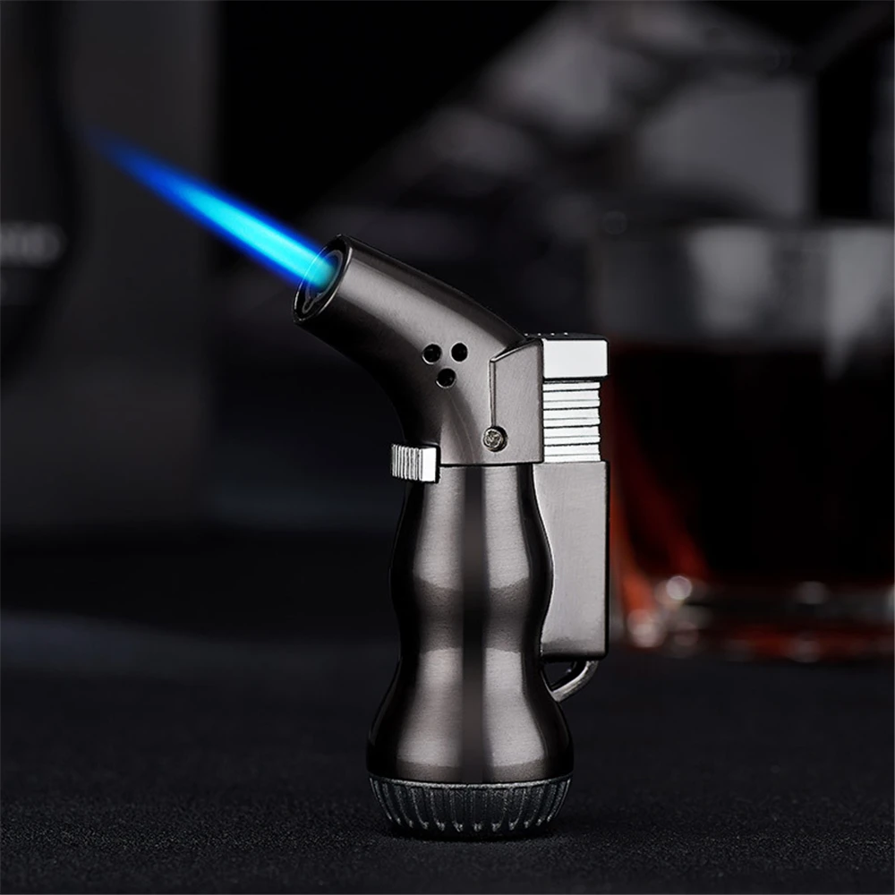 Encendedor de llama de chorro de Metal, antorcha recargable, encendedor ...