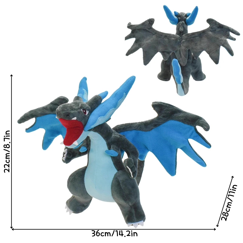Pokemon Mega Rayquaza Fuse Charizard X Y Plush Toys Pikachu Shiny ...