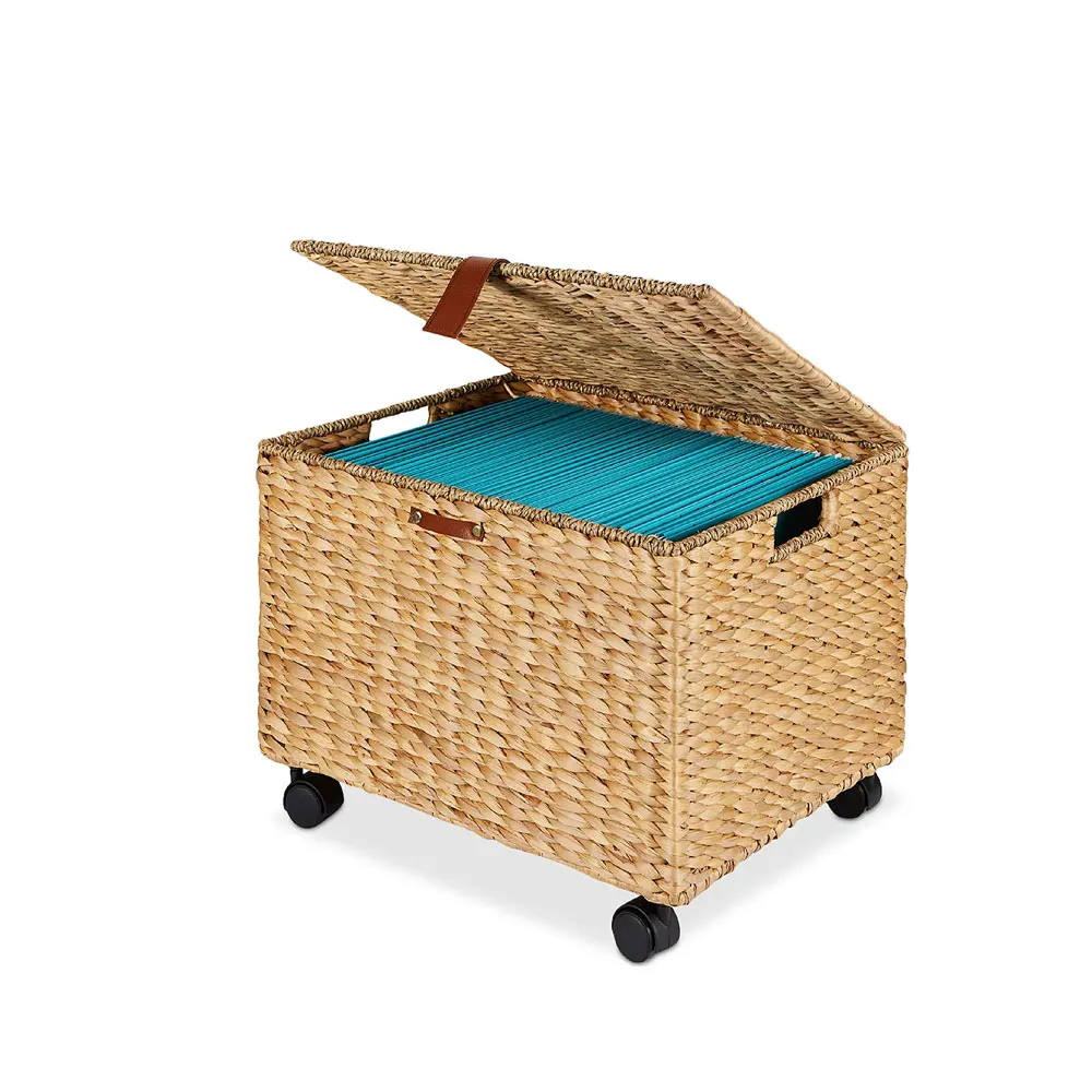 Rolling-File-Cabinet-Storage-Basket-with-Cut-out-Handles-File-Storage ...