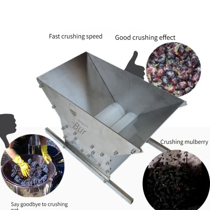 Home Wine Making Fruit Grape Crusher Manual Blueberry Mulberry ...