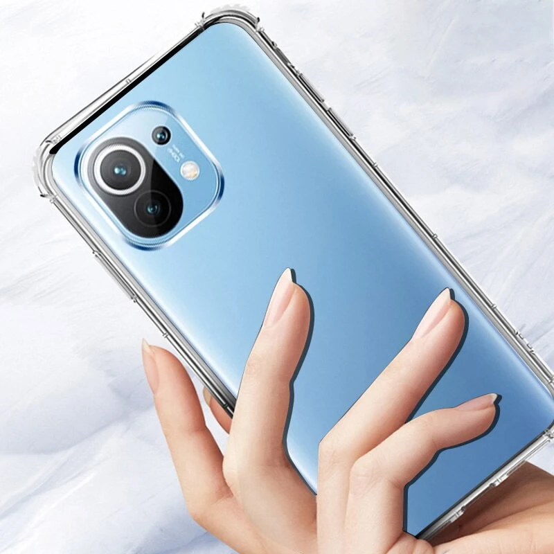 Funda de TPU transparente a prueba de golpes para Xiaomi Mi 11T, 10T Pro, 11 Lite, 11, Mi 12, 10 ...