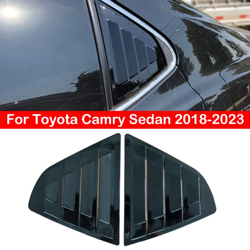 For-Toyota-Camry-Sedan-2018-2019-2020-2021-2022-2023-Car-Rear-Louver ...