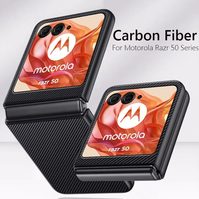 Luxury-Business-Carbon-Fiber-ShockProof-Phone-Case-For-Motorola-Razr-50 ...