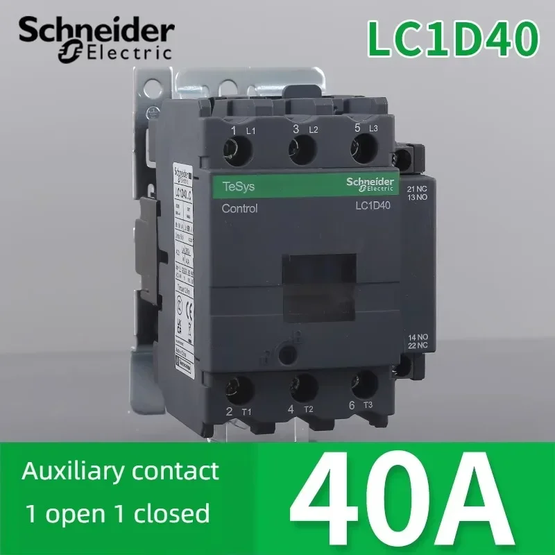 Schneider-Electric-AC-contactor-LC1D40-New-black-version-Three-pole ...