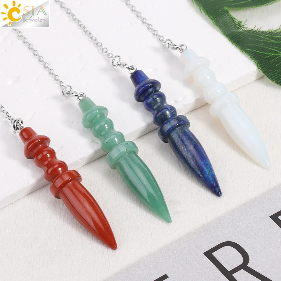 Reiki-Pink-Quarz-Pendel-zum-W-nscheln-Naturstein-Kegel-Anh-nger-Amethyste-Kristalle-Amulett ...