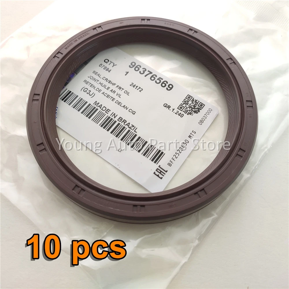 10pcs Crankshaft Oil Seal NO: 96376569 90325571 for Chevrolet Sail 1.6 ...
