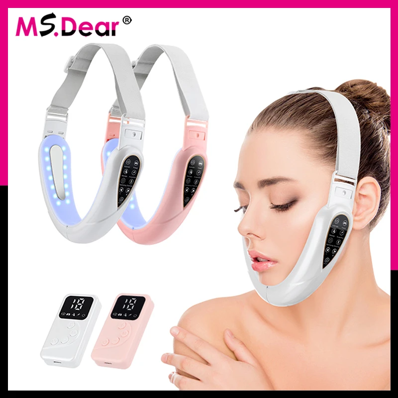 Ms.Dear Jaws Double Chin Remover Reducer Facial Massager Lifting Device ...