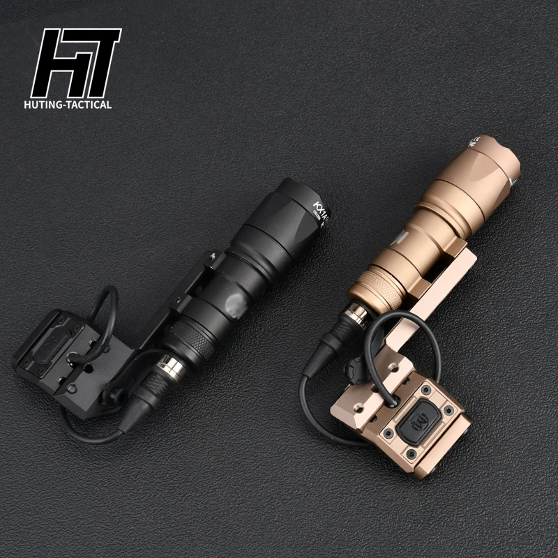 전술 M300 Surefir M300A 미니 스카우트 라이트 메탈 손전등, modbutton 스위치 에어소프트 무기 조명 사냥 ...