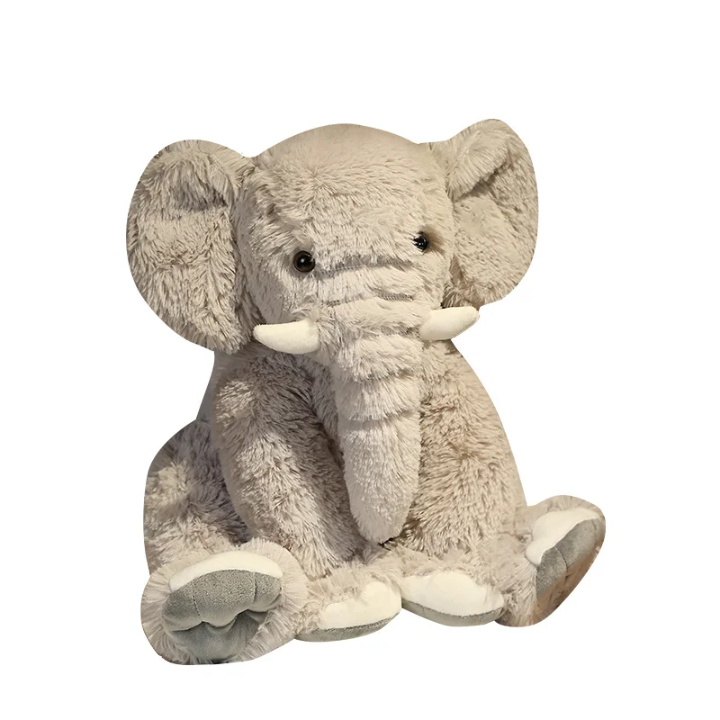45cm Giant Elephant Plush Pillow Soft Comfort Toy For Children's ...