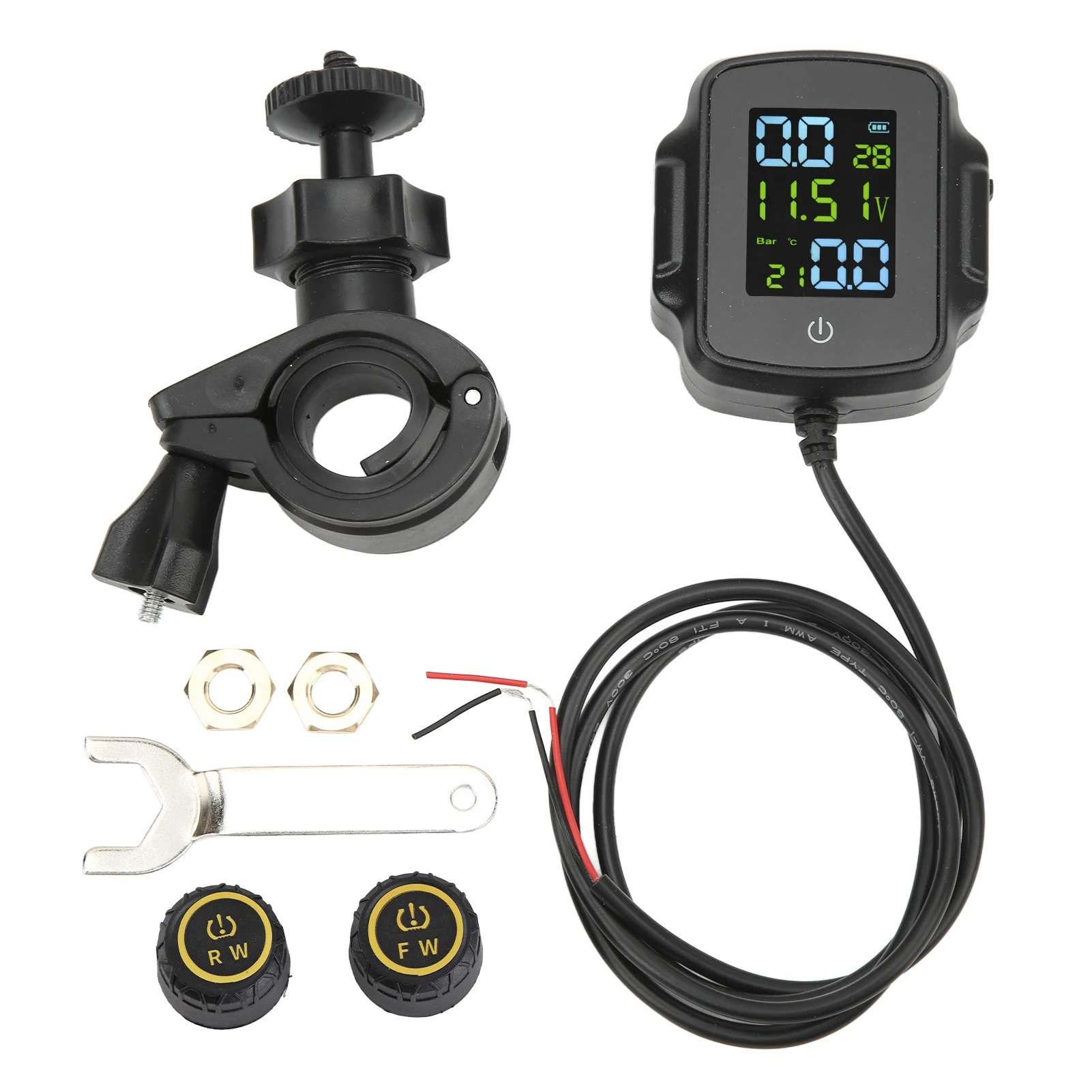 Motorcycle-TPMS-Tire-Pressure-Monitoring-System-With-2-External-Sensors ...
