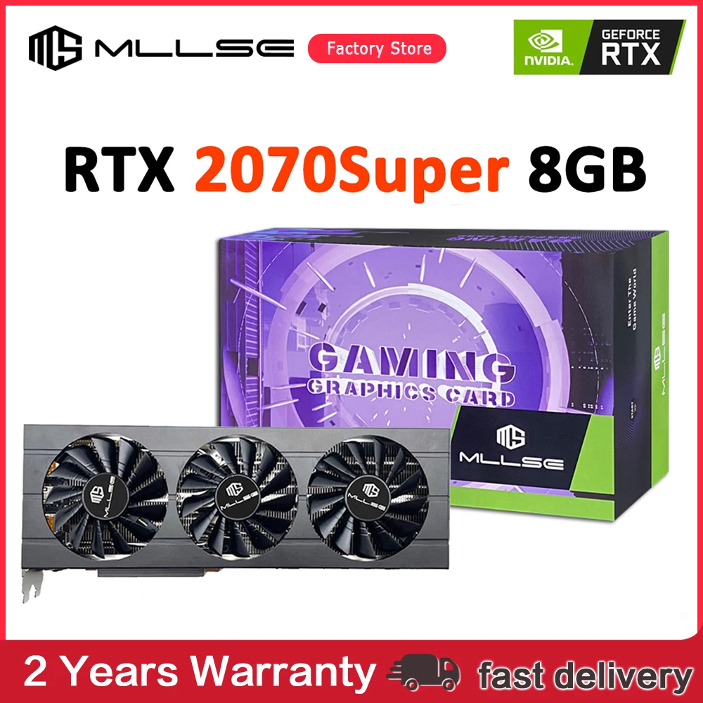 MLLSE RTX 2070 Super Graphics Card 8GB 256Bit GDDR6 HDMI*1 DP*3 PCIE ...