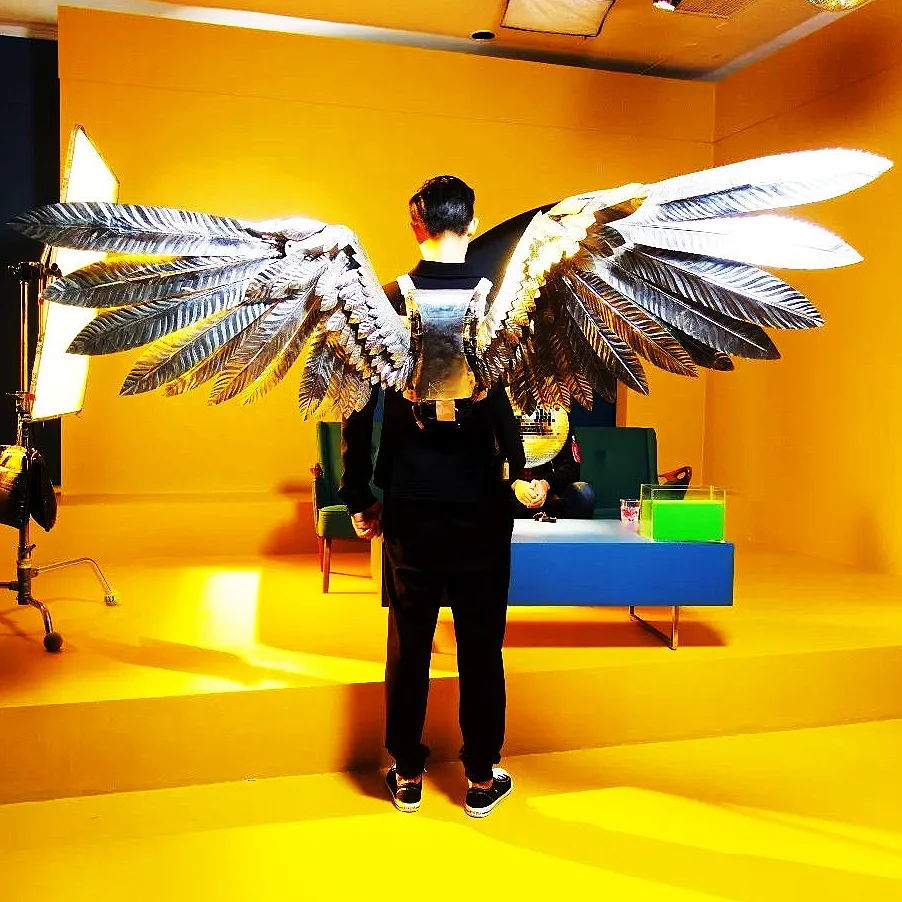 Folded Angel Wings