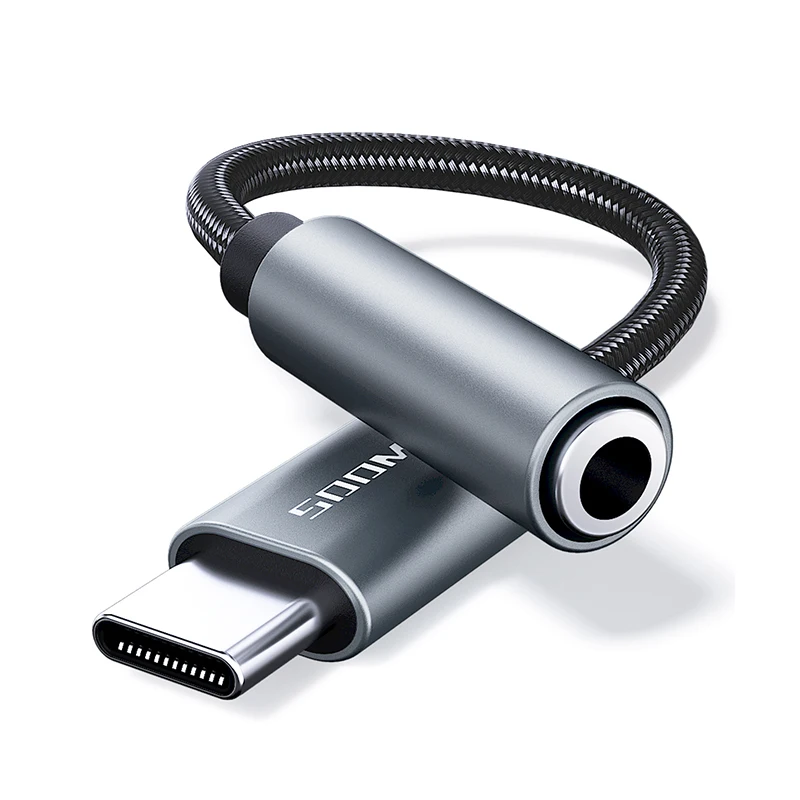 USB C To Jack Earphone Type C To Headphone AUX Adapter