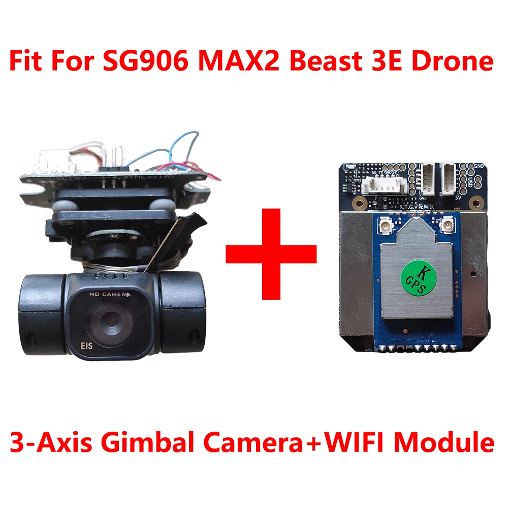 Original 3-axis Gimbal 4k Eis Camera Wifi Module For Sg906 Max2 Beast ...