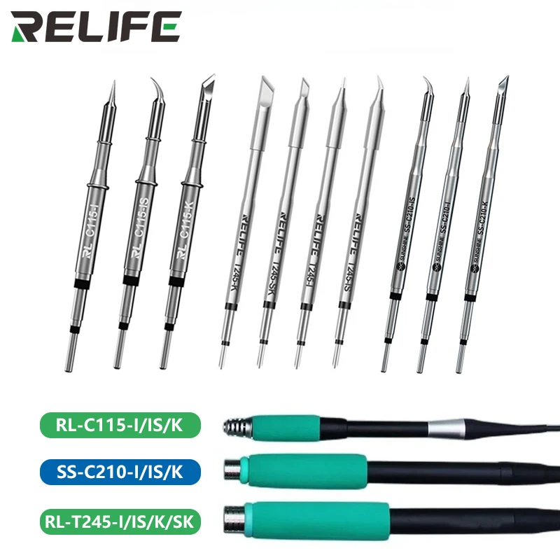 RELIFE-Original-brand-C210-T245-C115-T12-Soldering-Tip-for-JBC-Sugon ...