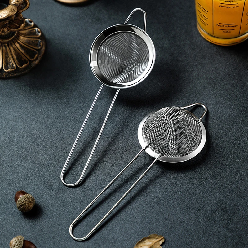 Fine-Mesh-Stainless-Steel-Conical-Strainer-Cocktail-Bar-Strainer ...