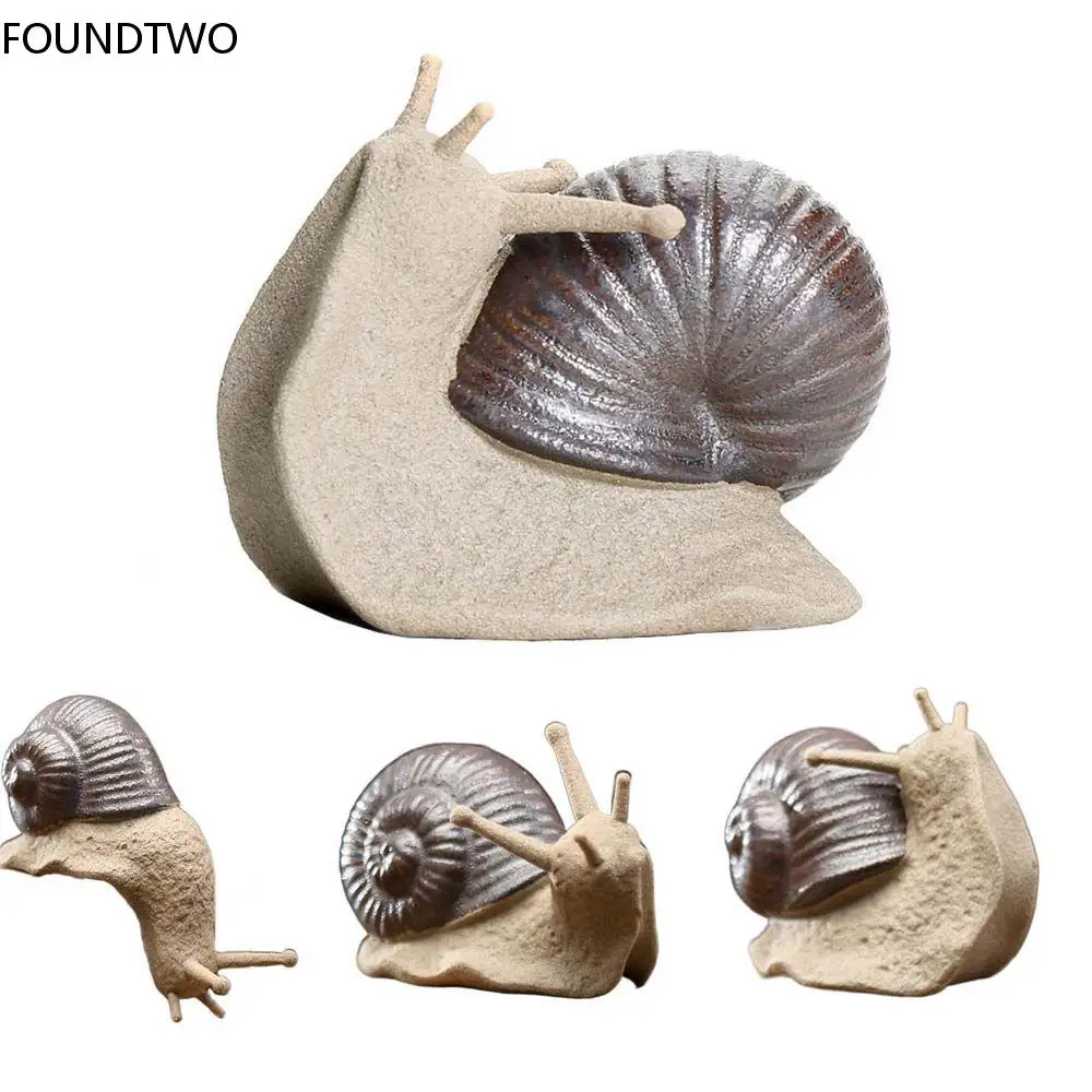 Ceramic-Small-Snail-Figures-Funny-Miniatures-Snail-Mini-Model-Bonsai ...