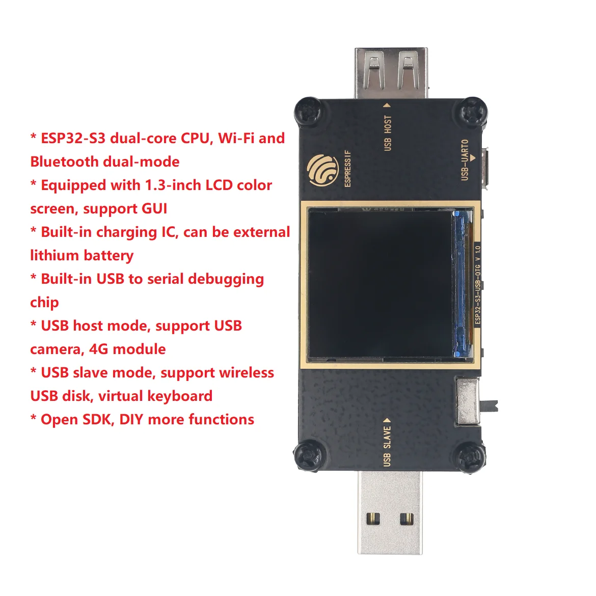 Placa De Desarrollo Esp32 S3 Usb Otg Con Módulo De Esp32 S3 Mini 1 N8
