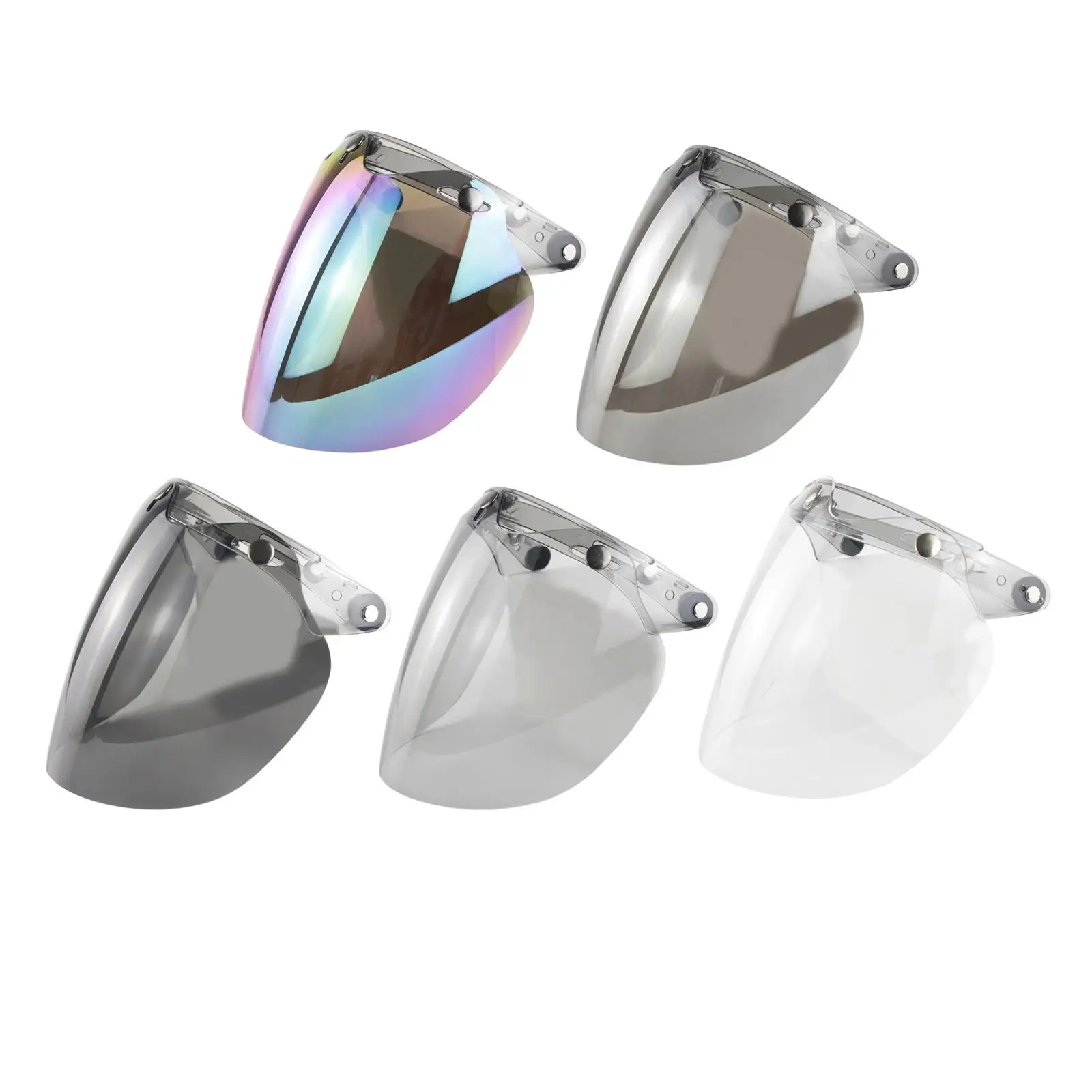 3-Snap-Visor-Shield-Windshield-Sun-Shield-for-Open-Face-Motorcycle ...