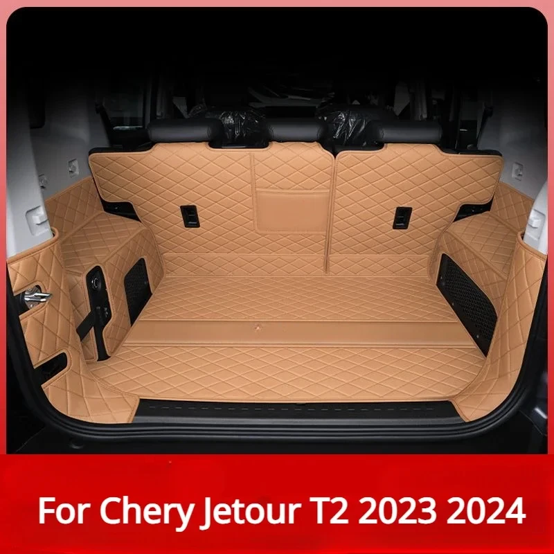 For-Chery-Jetour-T2-2023-2024-Leather-Trunk-Mats-Durable-Cargo-Liner ...