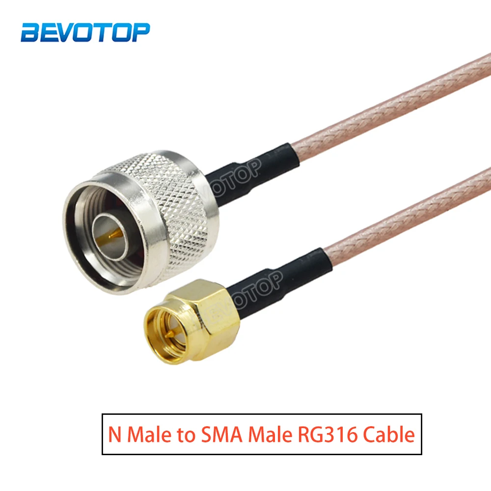 Adaptador-de-conector-de-enchufe-macho-tipo-N-a-macho-SMA-Cable-RG316 ...