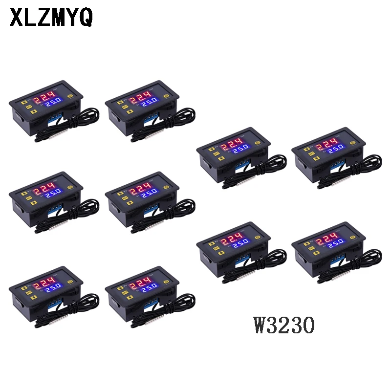 W3230-12V-24V-AC110-220V-Probe-line-20A-Digital-Temperature-Control-LED ...