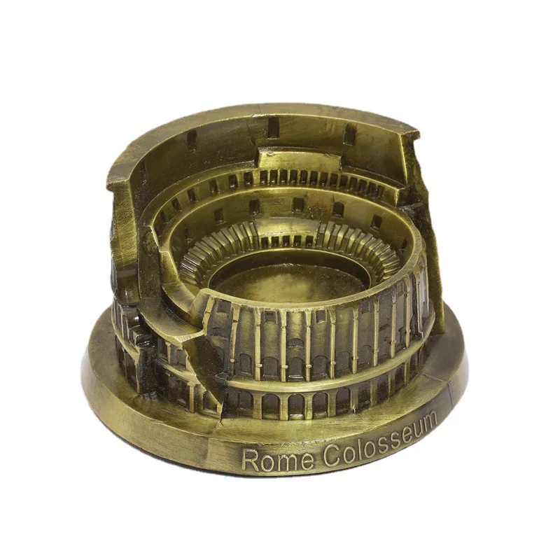 Roman-Colosseum-Model-Metal-Crafts-Classical-Architectural-Statues ...
