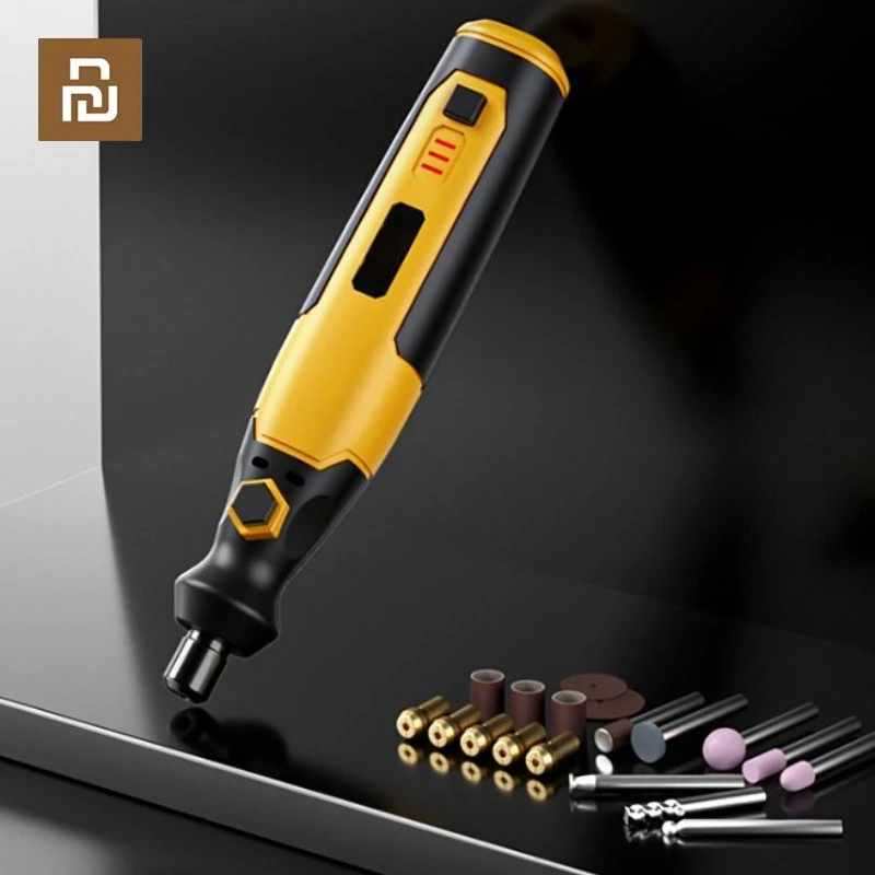 Youpin Gome Mini Grinder Engraver Pen Cordless Electric Grinder Sets Engraving Grinding Machine ...
