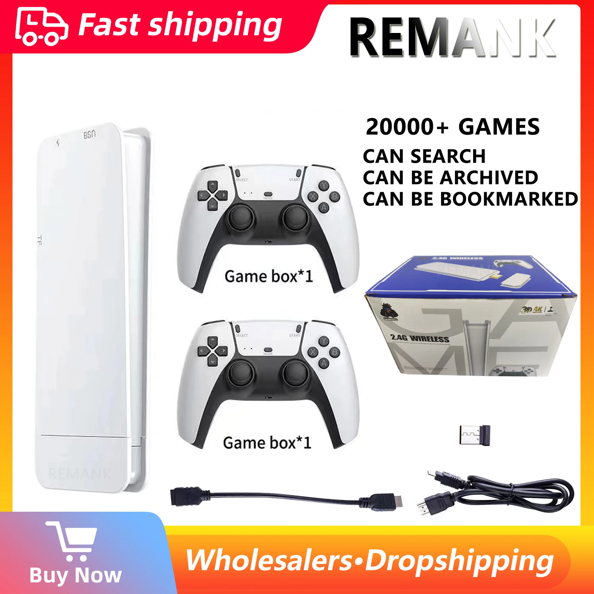 REMANK-M15-Game-Console-Mini-Game-Stick-Box-4K-TV-Handheld-Game-Console ...
