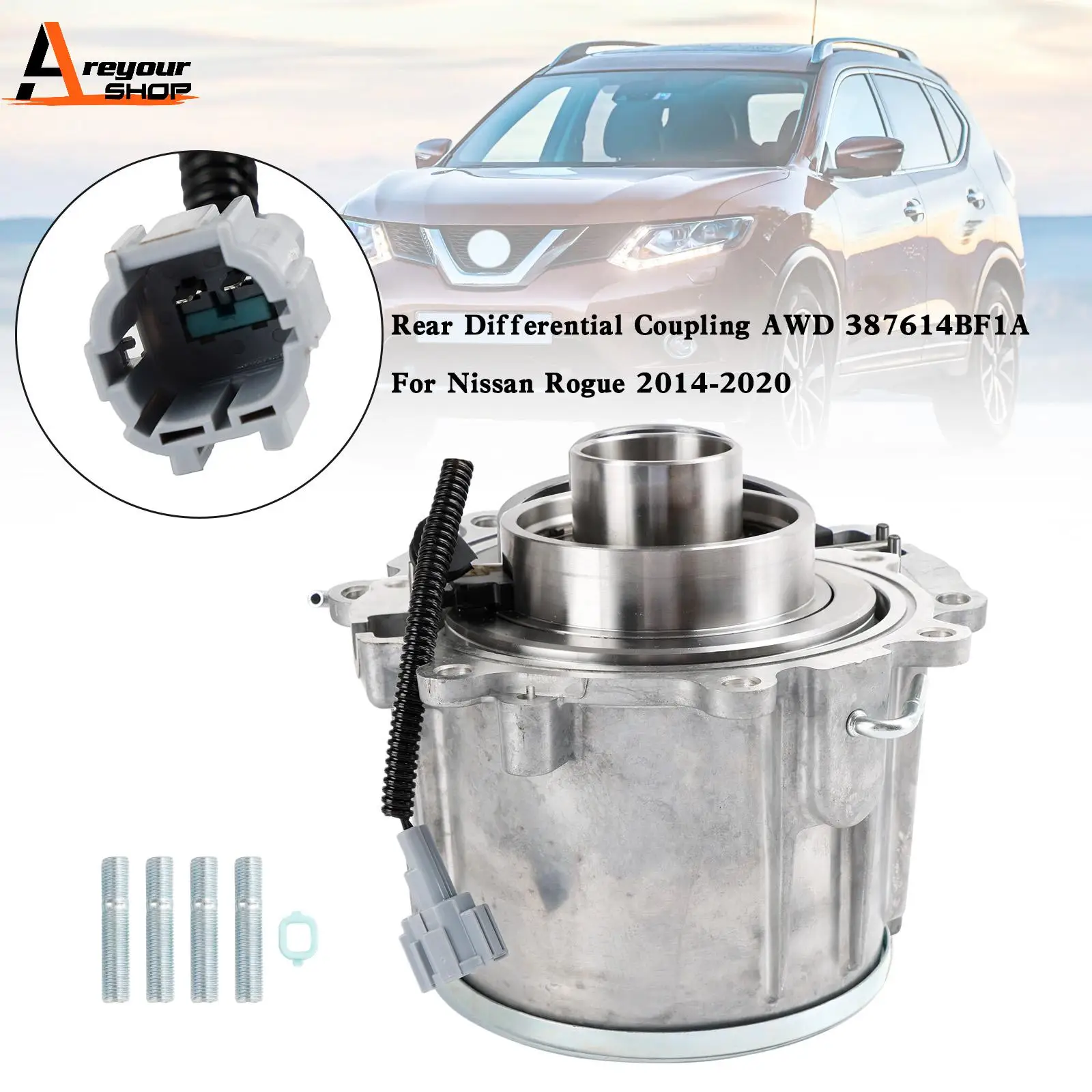 Areyourshop-Rear-Differential-Coupling-AWD-387614BF1A-for-Nissan-Rogue ...