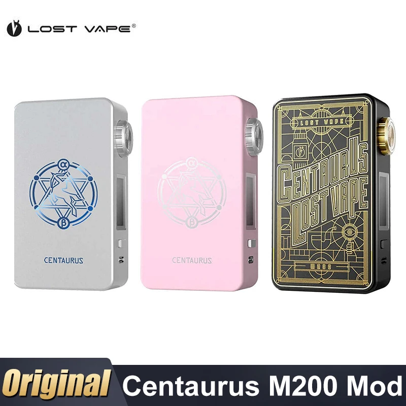 Original-Lost-Vape-Centaurus-M200-Mod-200W-Support-Dual-18650-Battery ...