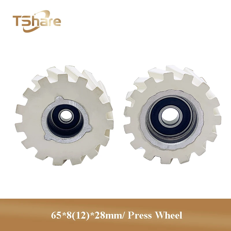 10PCS-Durable-65-8-12-28mm-Rubber-Pressure-Roller-Wheels-for-NANXING ...